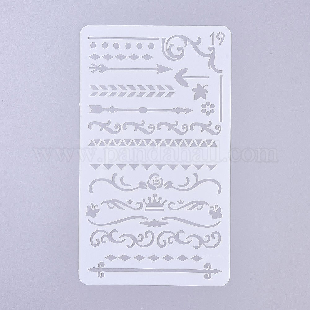 Wholesale Plastic Reusable Drawing Painting Stencils Templates ...