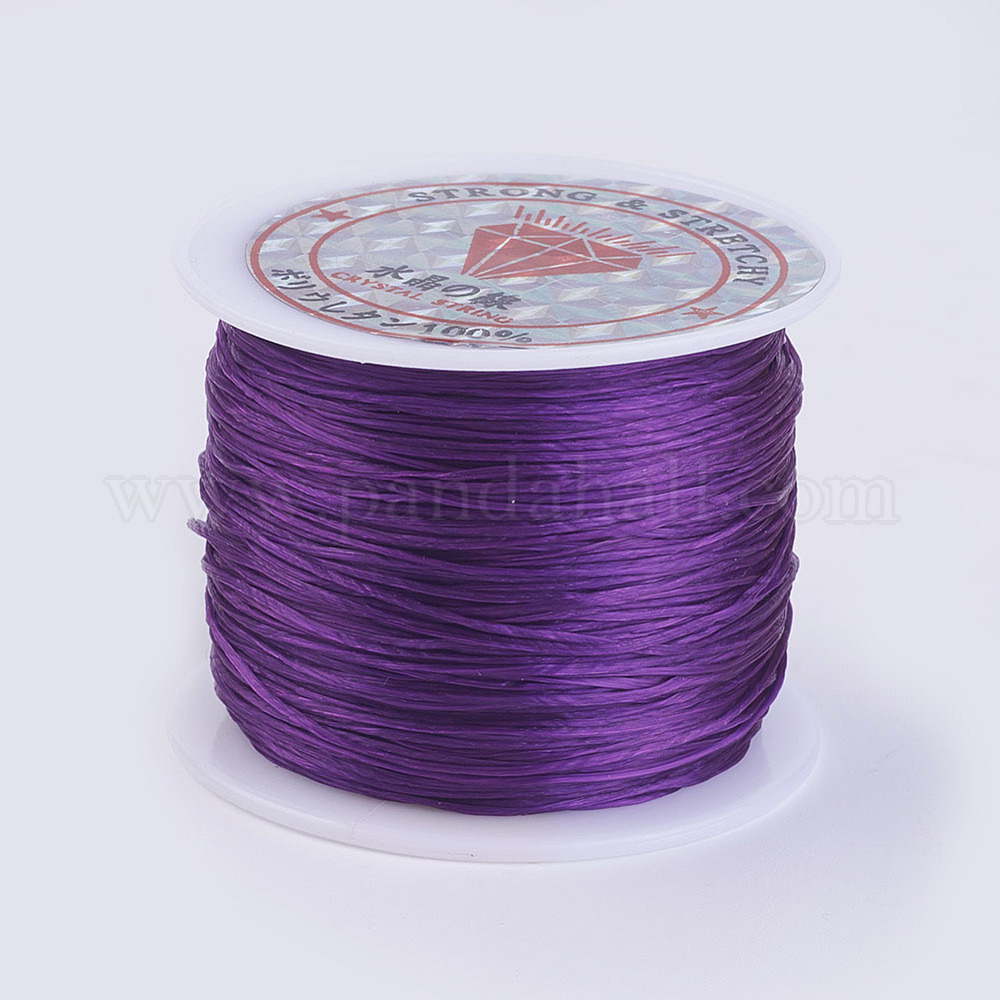 Wholesale Flat Elastic Crystal String - Pandahall.com