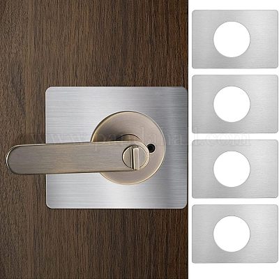 Wholesale CHGCRAFT 4Pcs 201 Stainless Steel Door Reinforcement Plates Pandahall