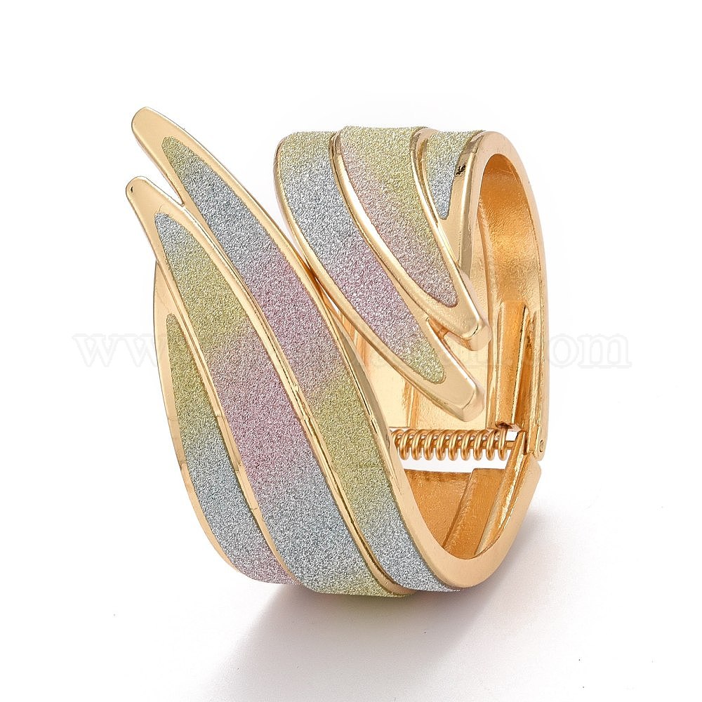 Wholesale Sparkling Wing Wrap Cuff Bangle - Pandahall.com