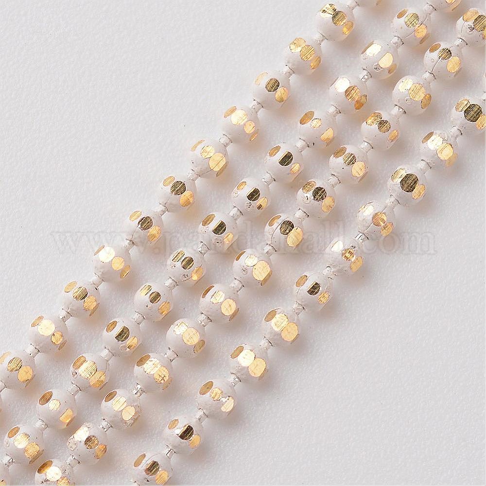 Wholesale Brass Faceted Ball Chains - Pandahall.com