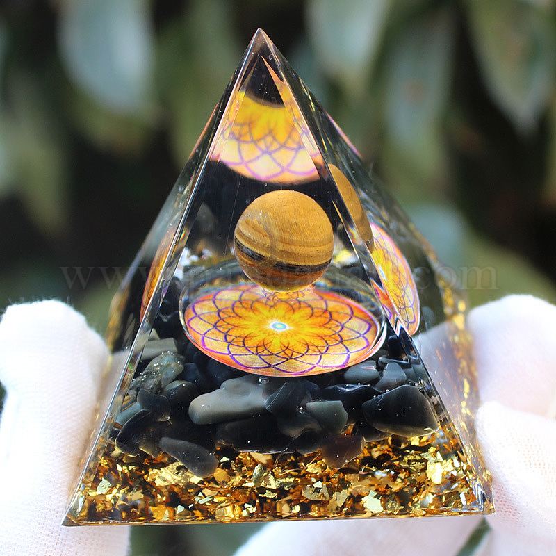 Wholesale Orgonite Pyramid Resin Energy Generators - Pandahall.com