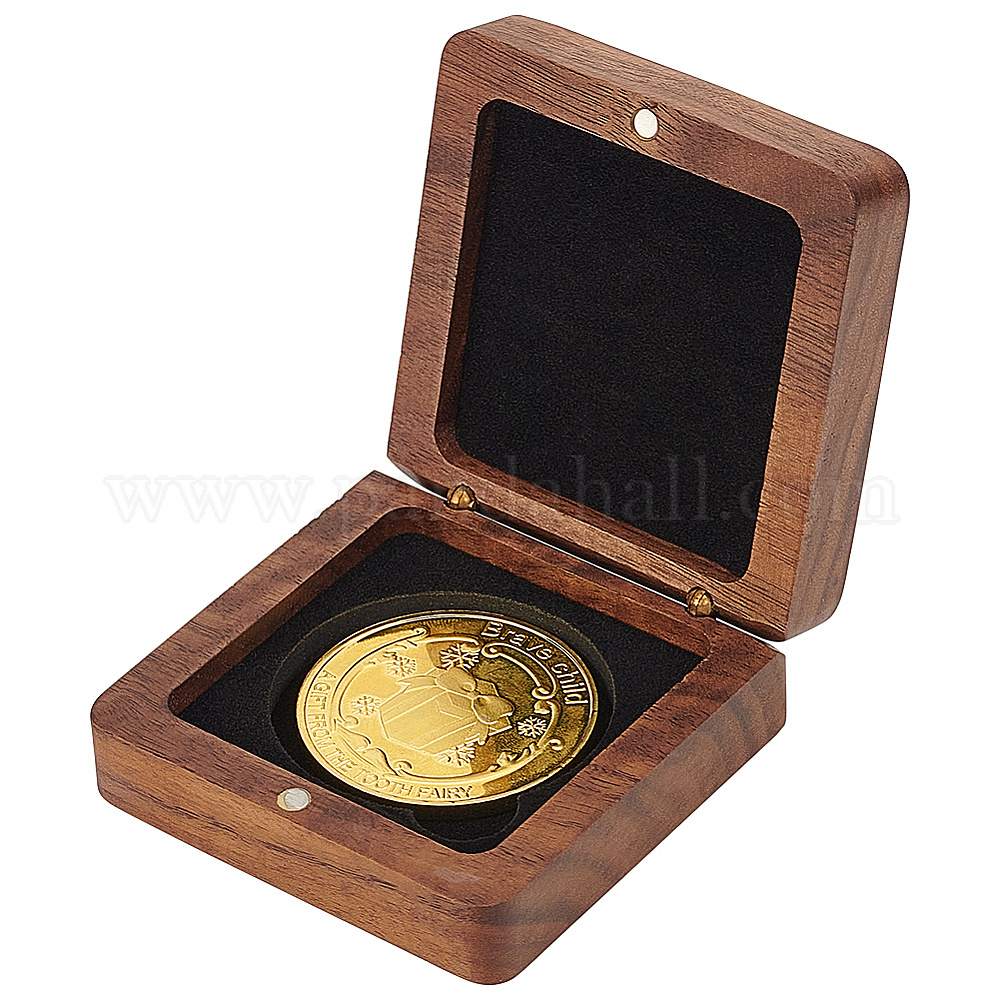 Wholesale Wood Coin Medal Storage Box - Pandahall.com