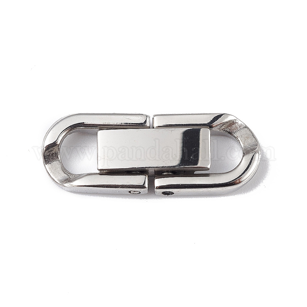 Wholesale Non-Tarnish 304 Stainless Steel Fold Over Clasps - Pandahall.com