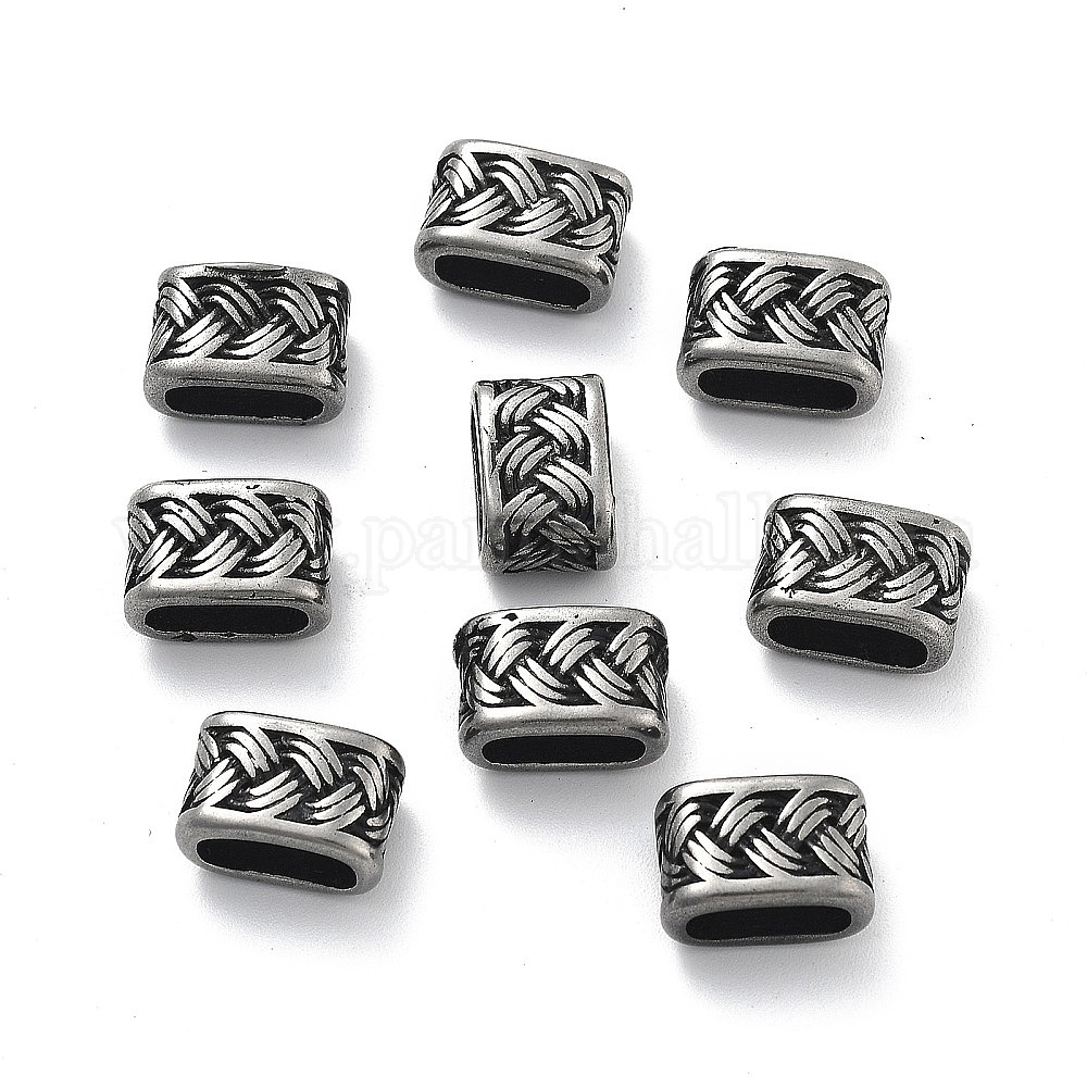 Wholesale 304 Stainless Steel Slide Charms/Slider Beads - Pandahall.com