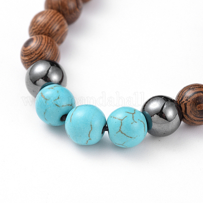 Wholesale Adjustable Nylon Cord Braided Bead Bracelets - Pandahall.com