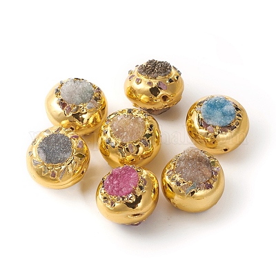 Wholesale Natural Druzy Quartz Crystal Beads - Pandahall.com