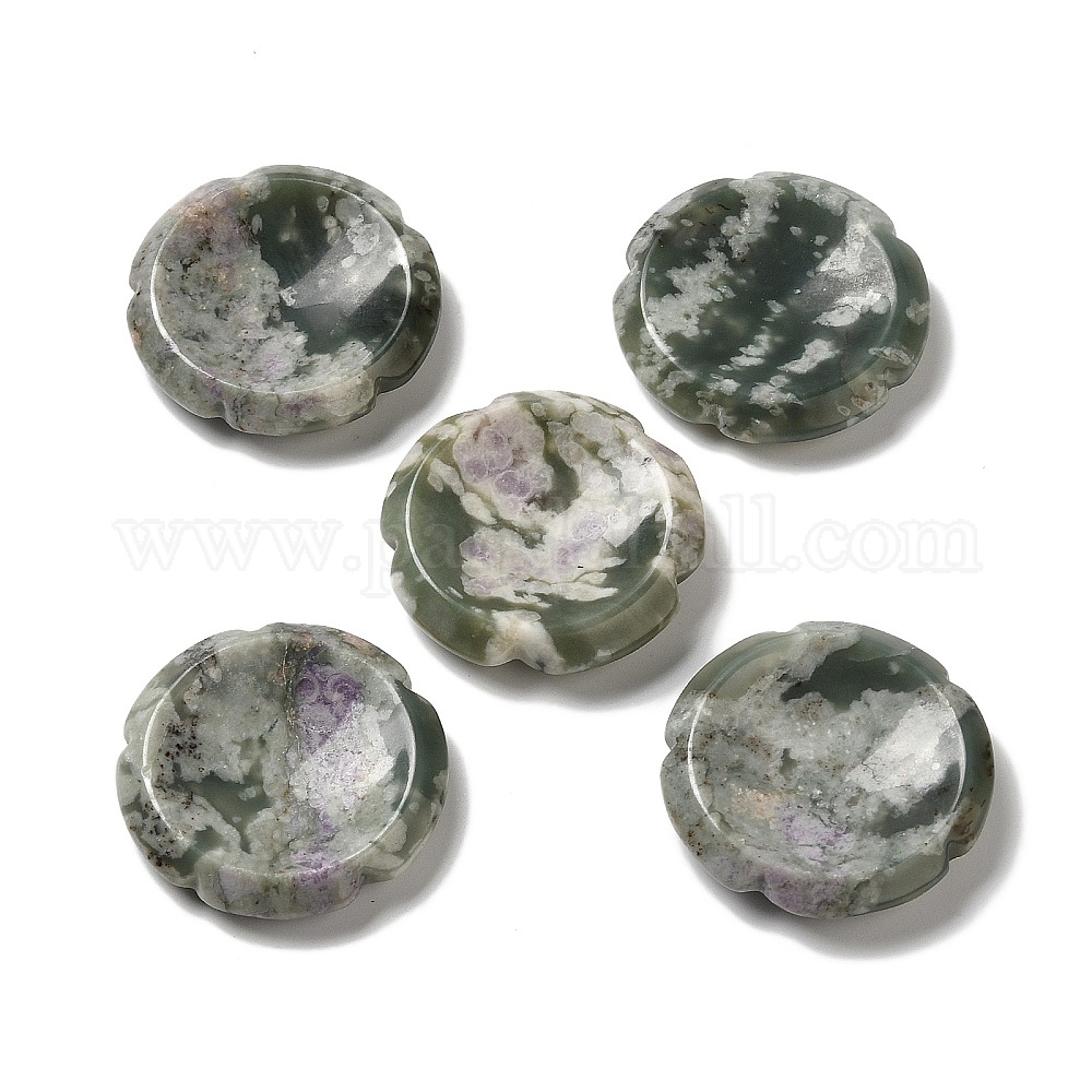 Wholesale Natural Peace Jade Worry Stones - Pandahall.com