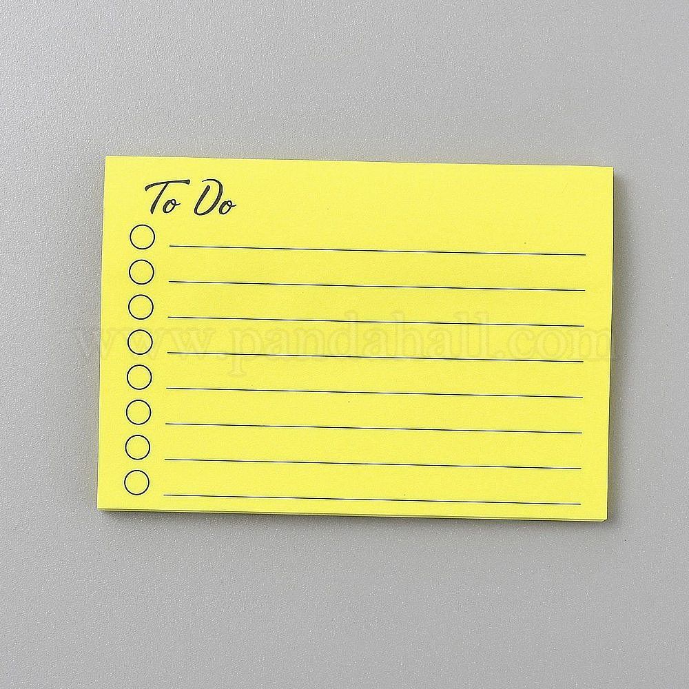 Wholesale Paper To Do List Sticky Notes with Line - Pandahall.com