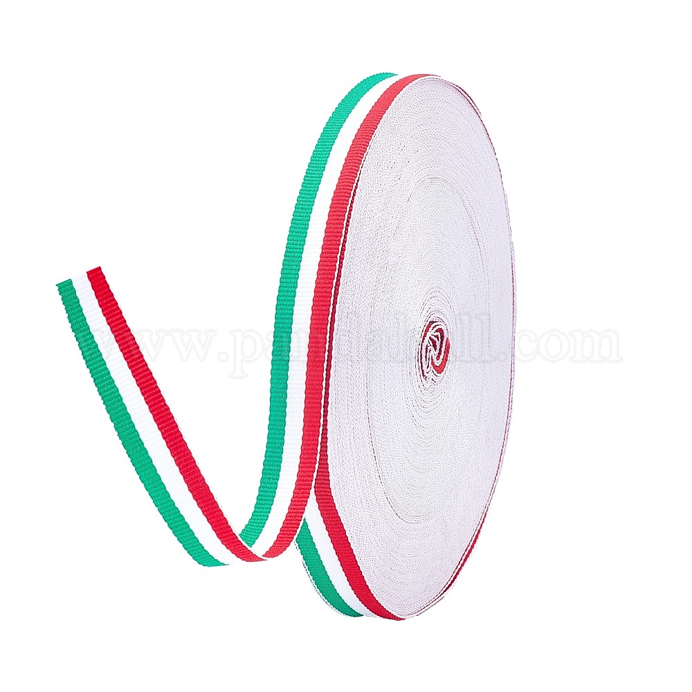 Wholesale Tri-color Grosgrain Ribon - Pandahall.com