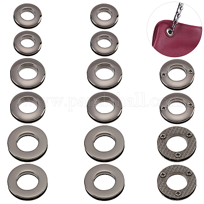 Wholesale WADORN 18pcs Alloy Eyelets Grommets Pandahall