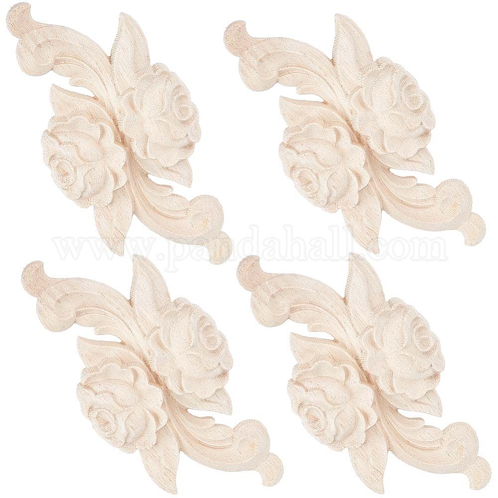 Wholesale Wood Carved Appliques - Pandahall.com