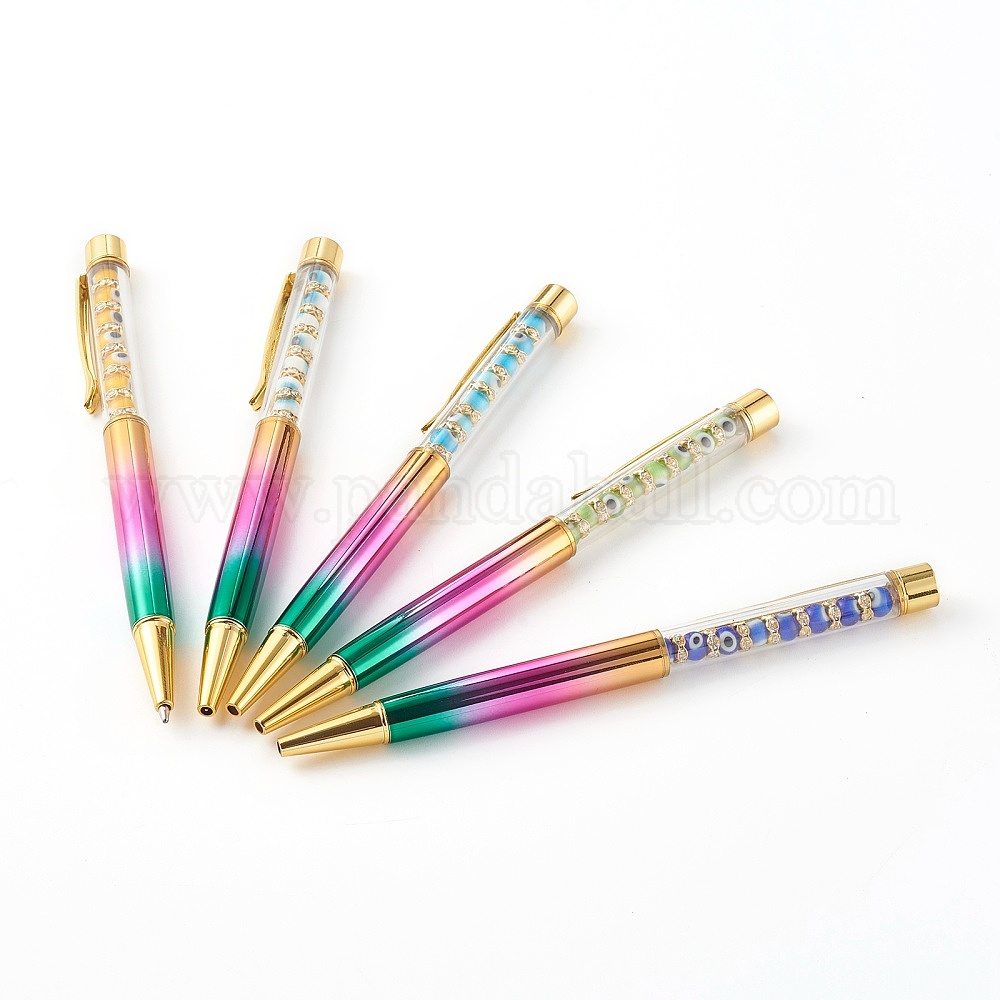 Wholesale Big Diamond Empty Tube Black Ink Ballpoint Pens - Pandahall.com