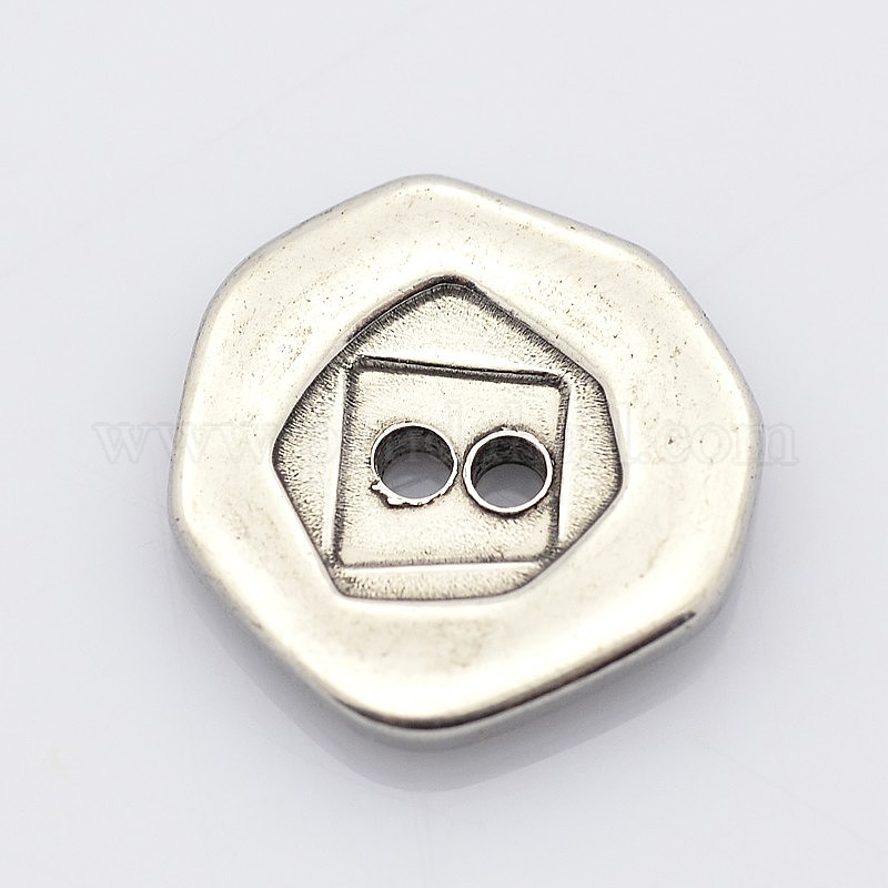 Wholesale Tarnish Resistant 201 Stainless Steel Personalized Flat Round ...