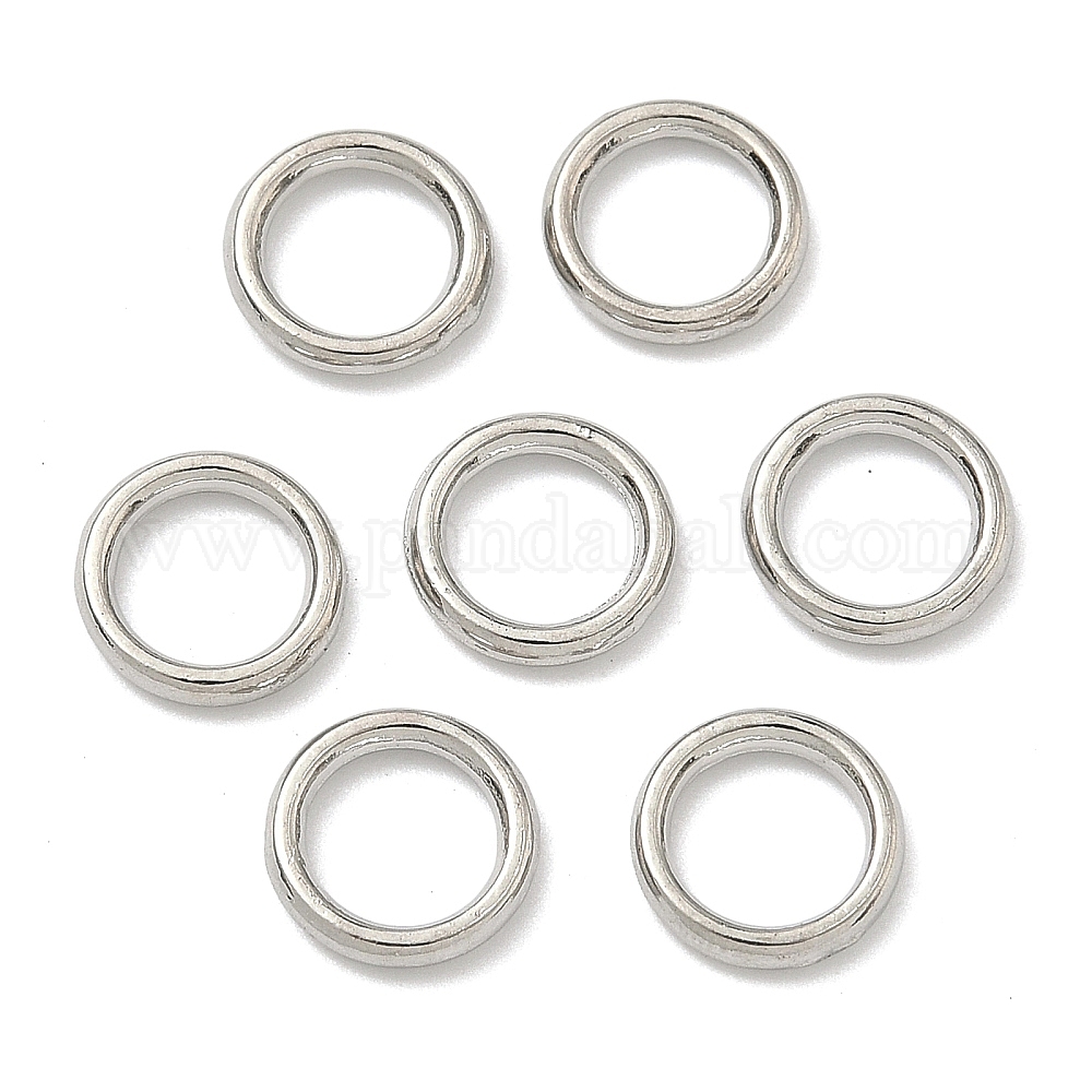 Wholesale Alloy Soldered Closed Jump Rings - Pandahall.com