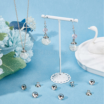Bead end caps for jewelry store