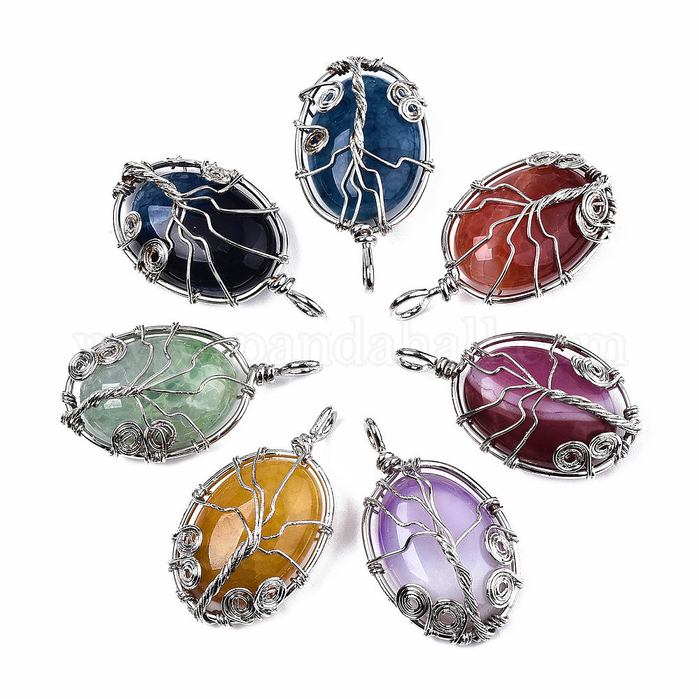 Wholesale Natural Agate Pendants - Pandahall.com