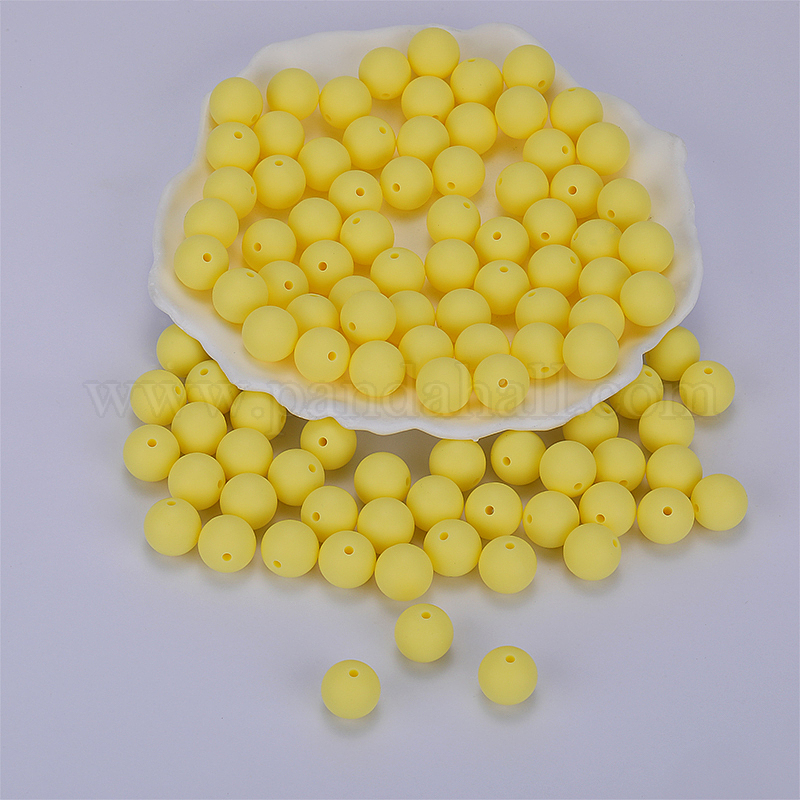 Wholesale Round Silicone Focal Beads - Pandahall.com