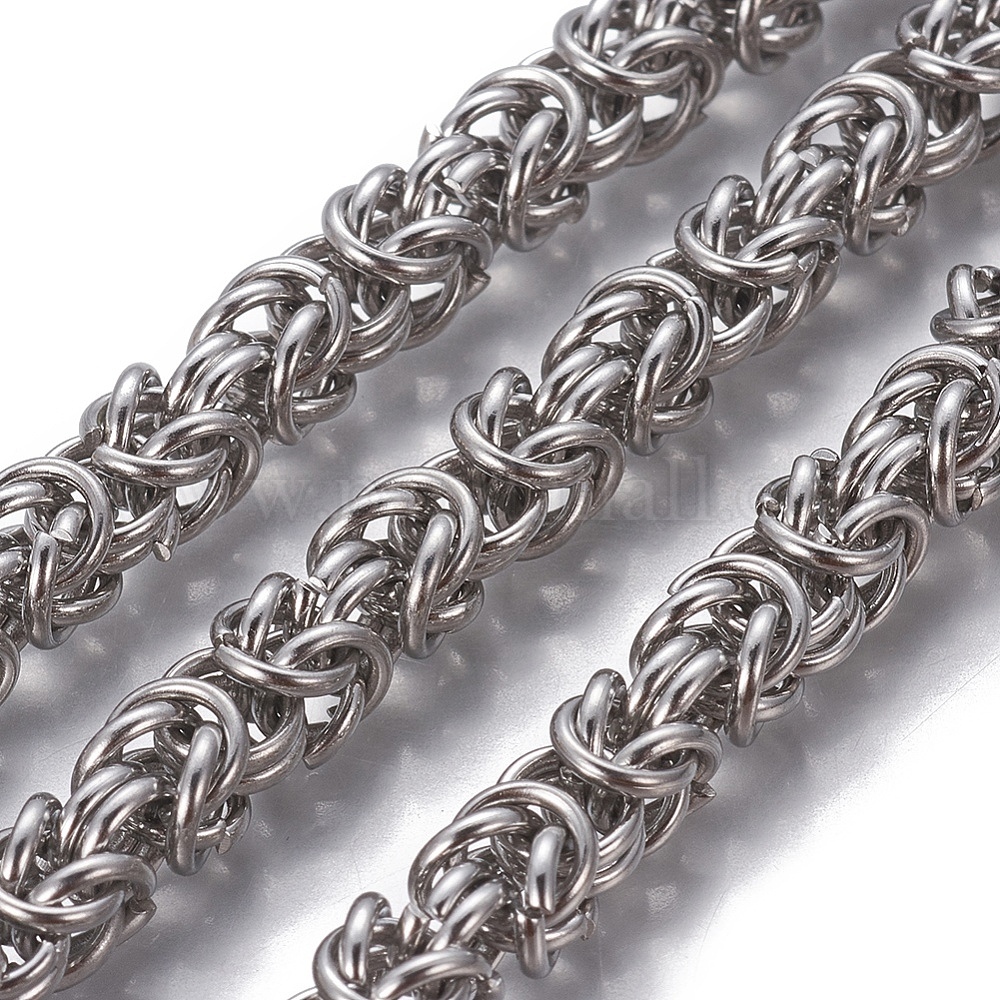 Wholesale Tarnish Resistant 304 Stainless Steel Byzantine Chains ...