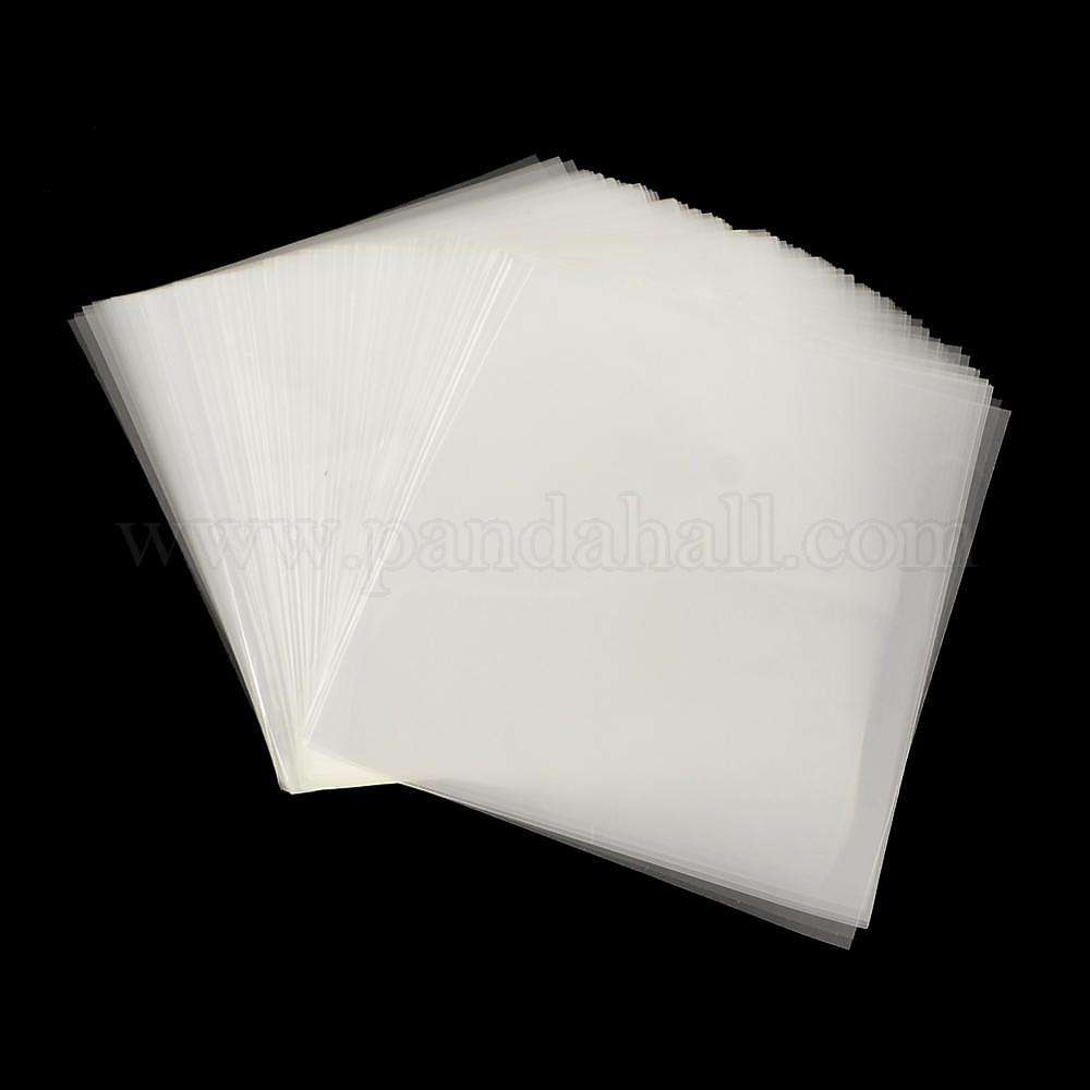 Wholesale Rectangle Opp Plastic Sheets for Enamel Crafts - Pandahall.com