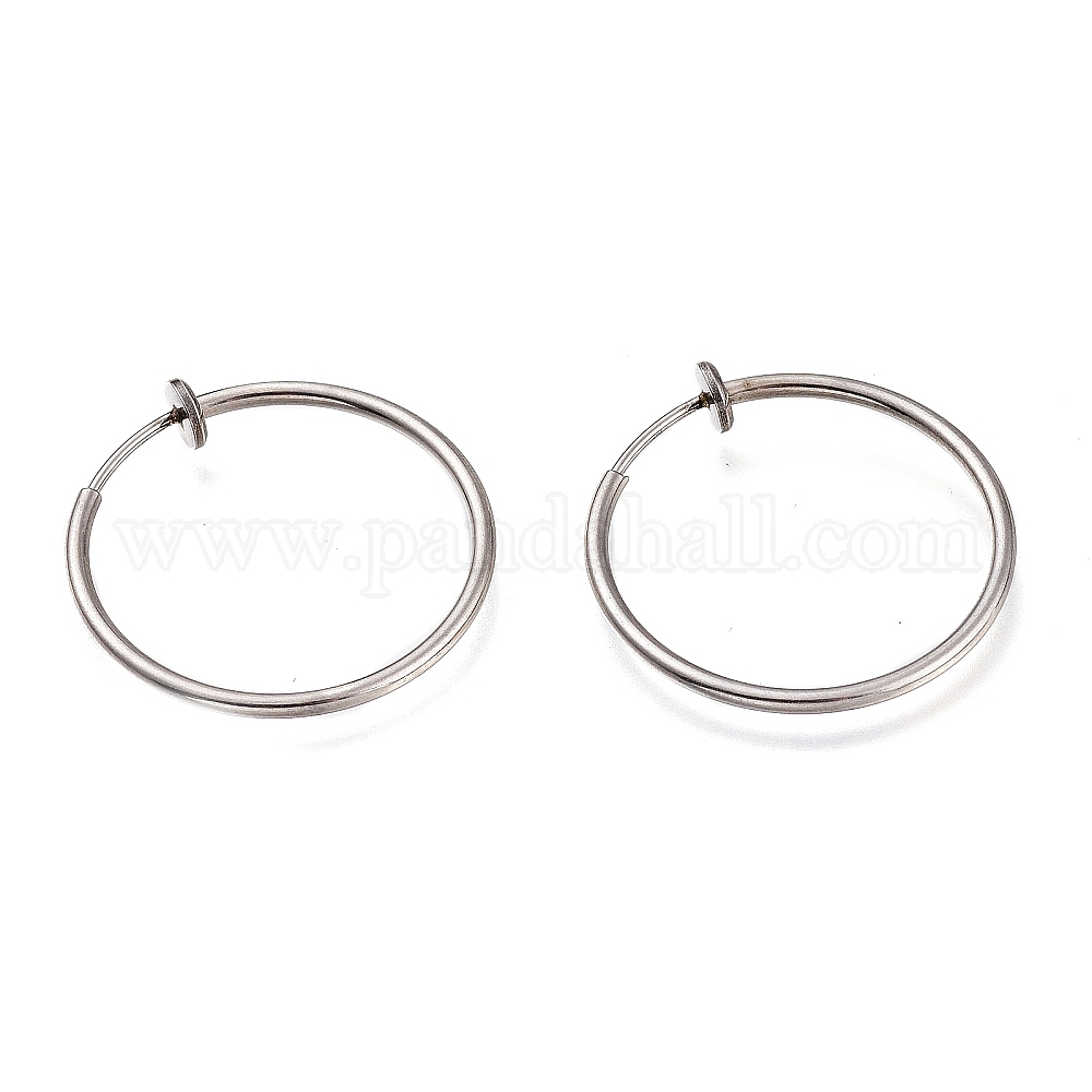 Wholesale Non-Tarnish 304 Stainless Steel Retractable Earrings ...
