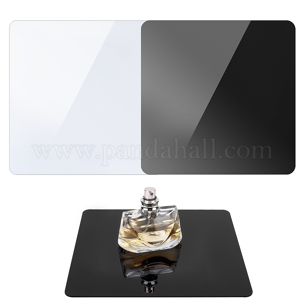 Wholesale 4Pcs 2 Colors Acrylic Reflection Display Board - Pandahall.com