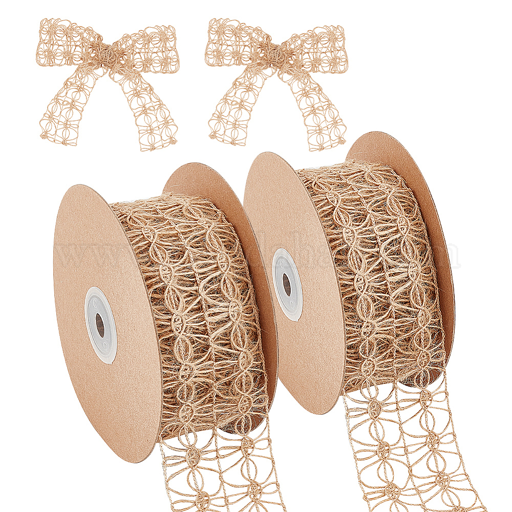 Wholesale Braided Burlap Ribbon - Pandahall.com