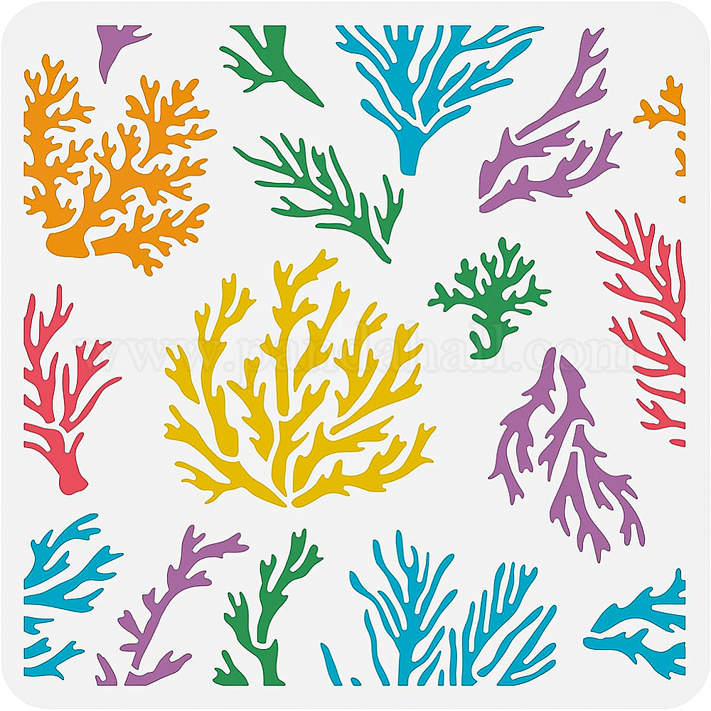 Wholesale PET Hollow Out Drawing Painting Stencils - Pandahall.com