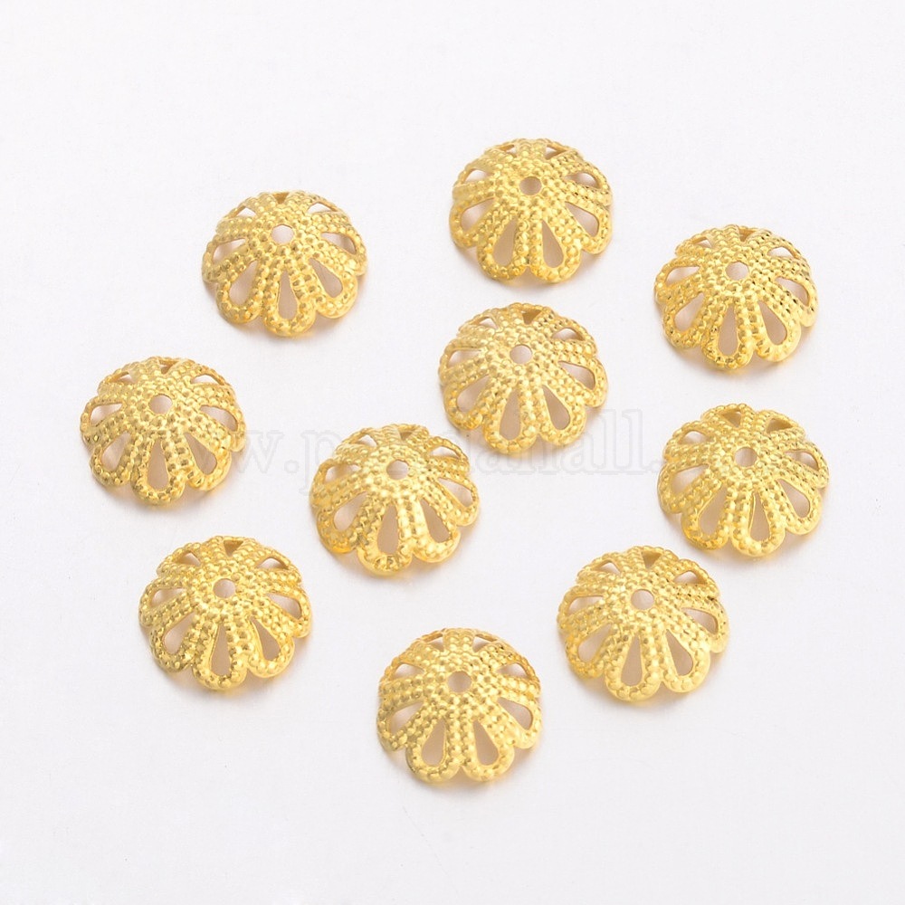 Wholesale Brass Bead Caps - Pandahall.com