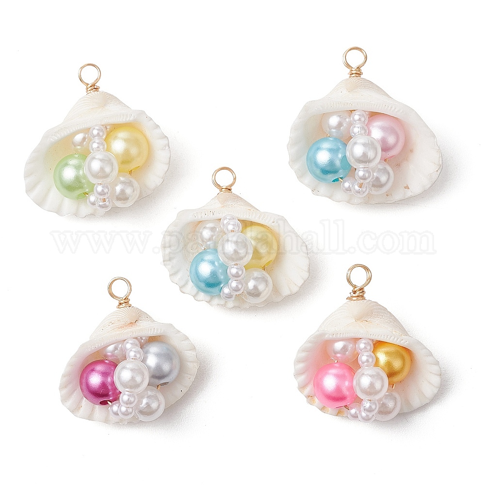 Wholesale Natural Clam Shell Pendants - Pandahall.com