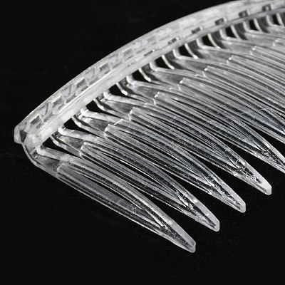 Wholesale Clear Plastic Hair Comb Findings - Pandahall.com