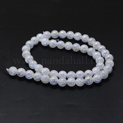 Wholesale Electroplated Natural Crackle Quartz Crystal Beads Strands ...