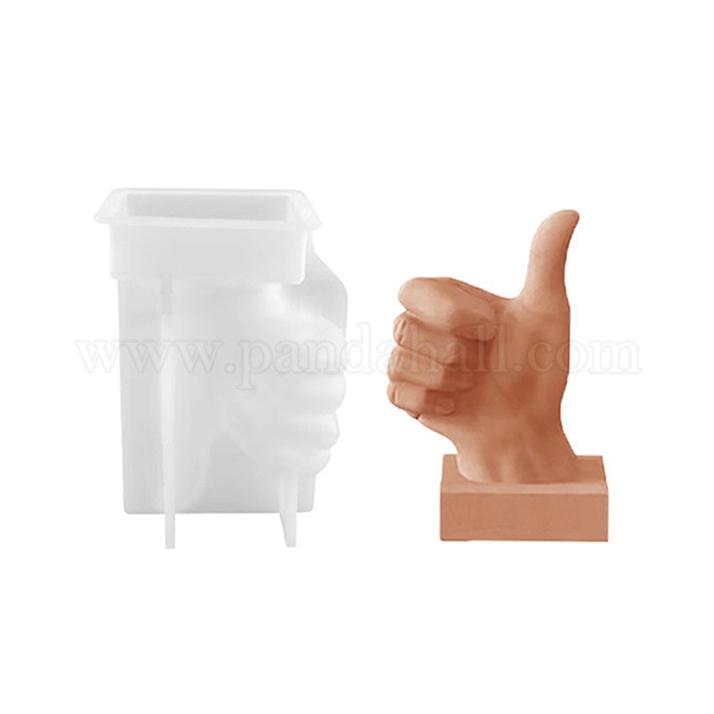 Wholesale Good Hand Gesture Display Silicone Statue Molds - Pandahall.com