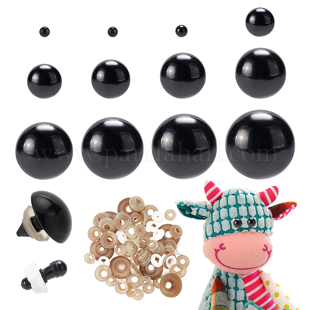 Wholesale 144 Sets 12 Style Plastic & Resin Doll Eyes - Pandahall.com