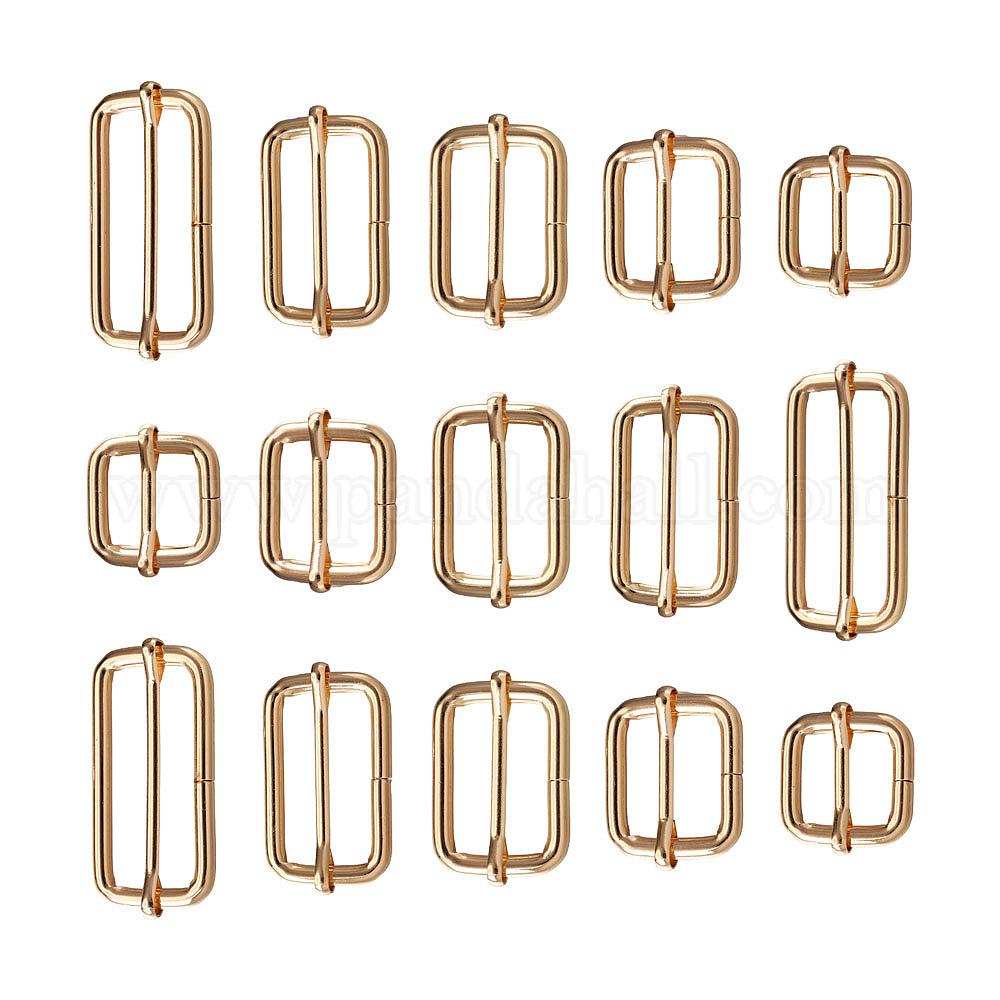 Wholesale Iron Adjuster Slides Buckles - Pandahall.com