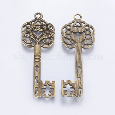 Wholesale Tibetan Style Alloy Key Big Pendants - Pandahall.com