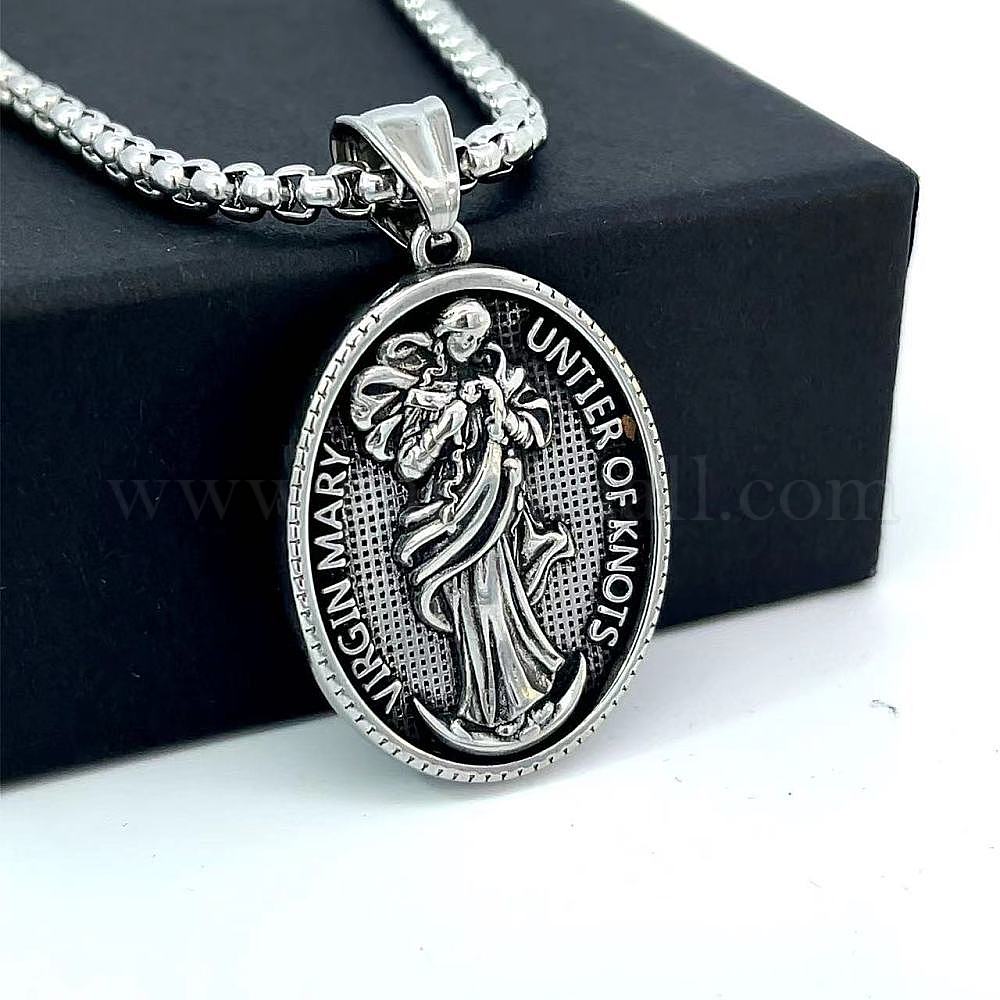 Wholesale Retro Greek Mythology 304 Stainless Steel Religion Embossed ...