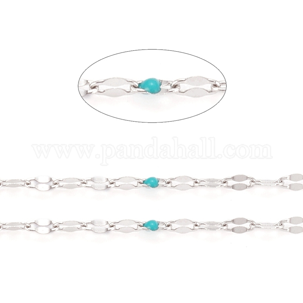 Wholesale Handmade 304 Stainless Steel Dapped Chains - Pandahall.com