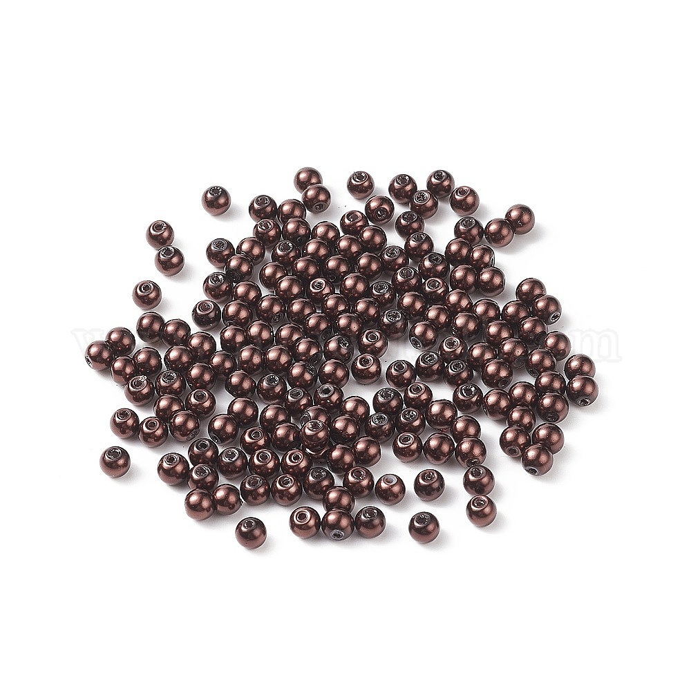 Wholesale (Defective Closeout Sale: Adhesion) Glass Pearl Beads ...