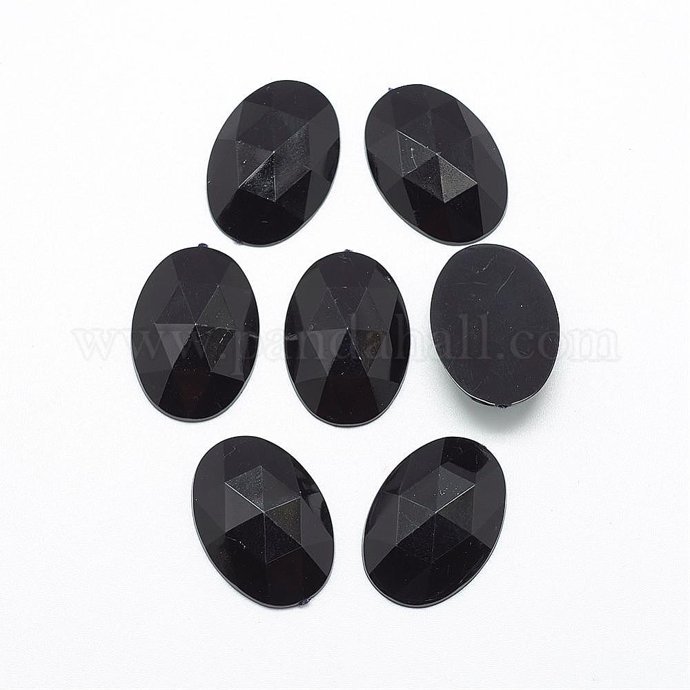 Wholesale Acrylic Rhinestone Flat Back Cabochons - Pandahall.com