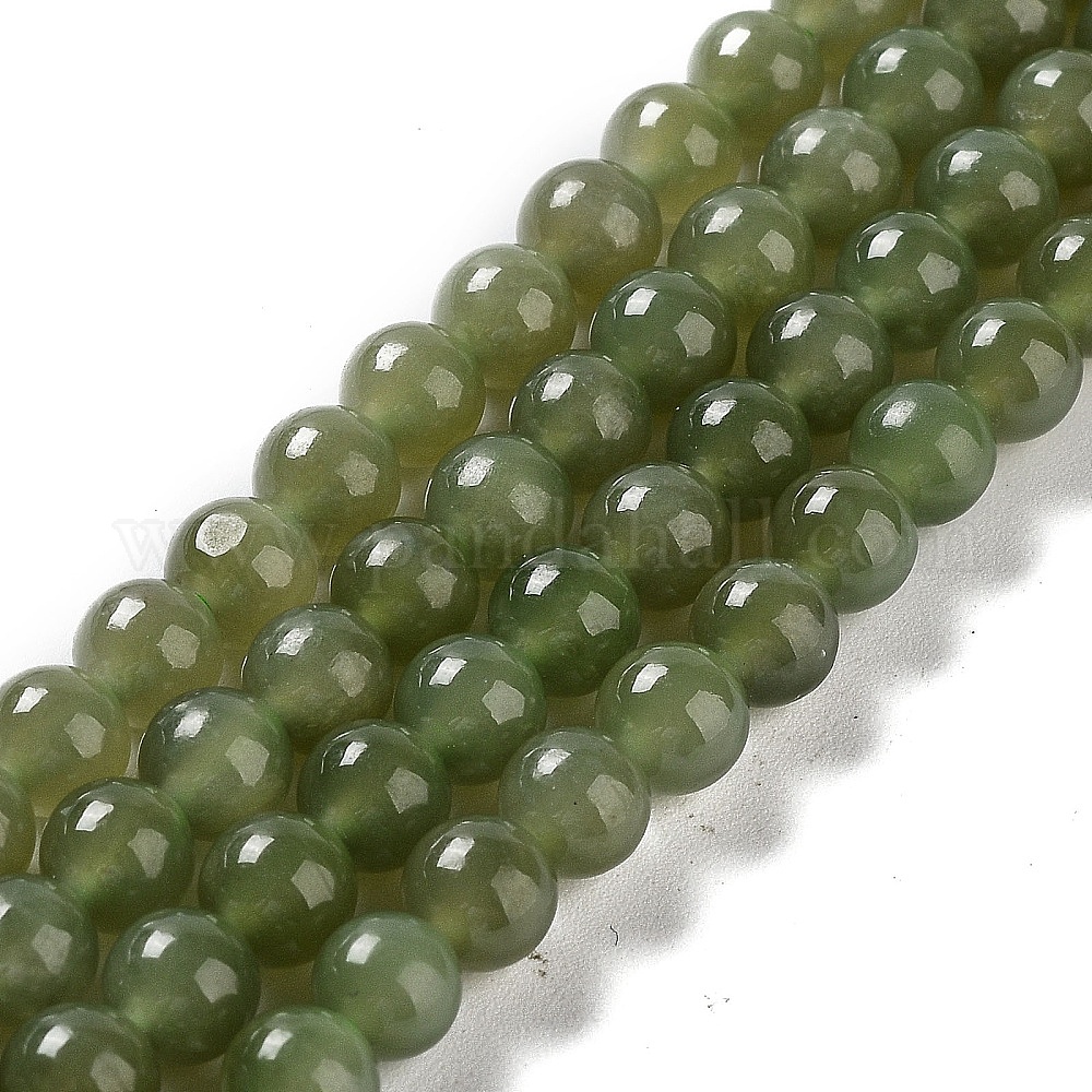 Wholesale Natural Nephrite Jade/Hetian Jade Beads Strands - Pandahall.com