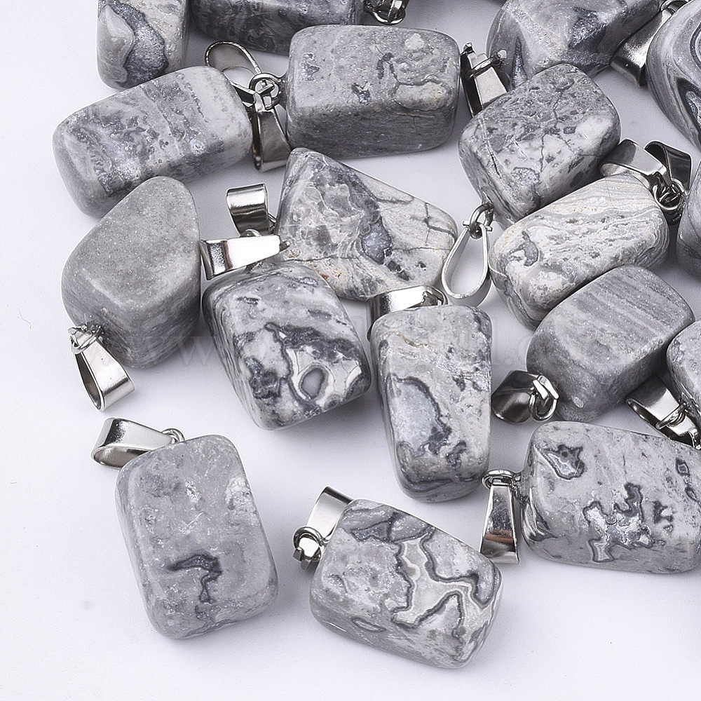 Wholesale Natural Crazy Agate Pendants - Pandahall.com