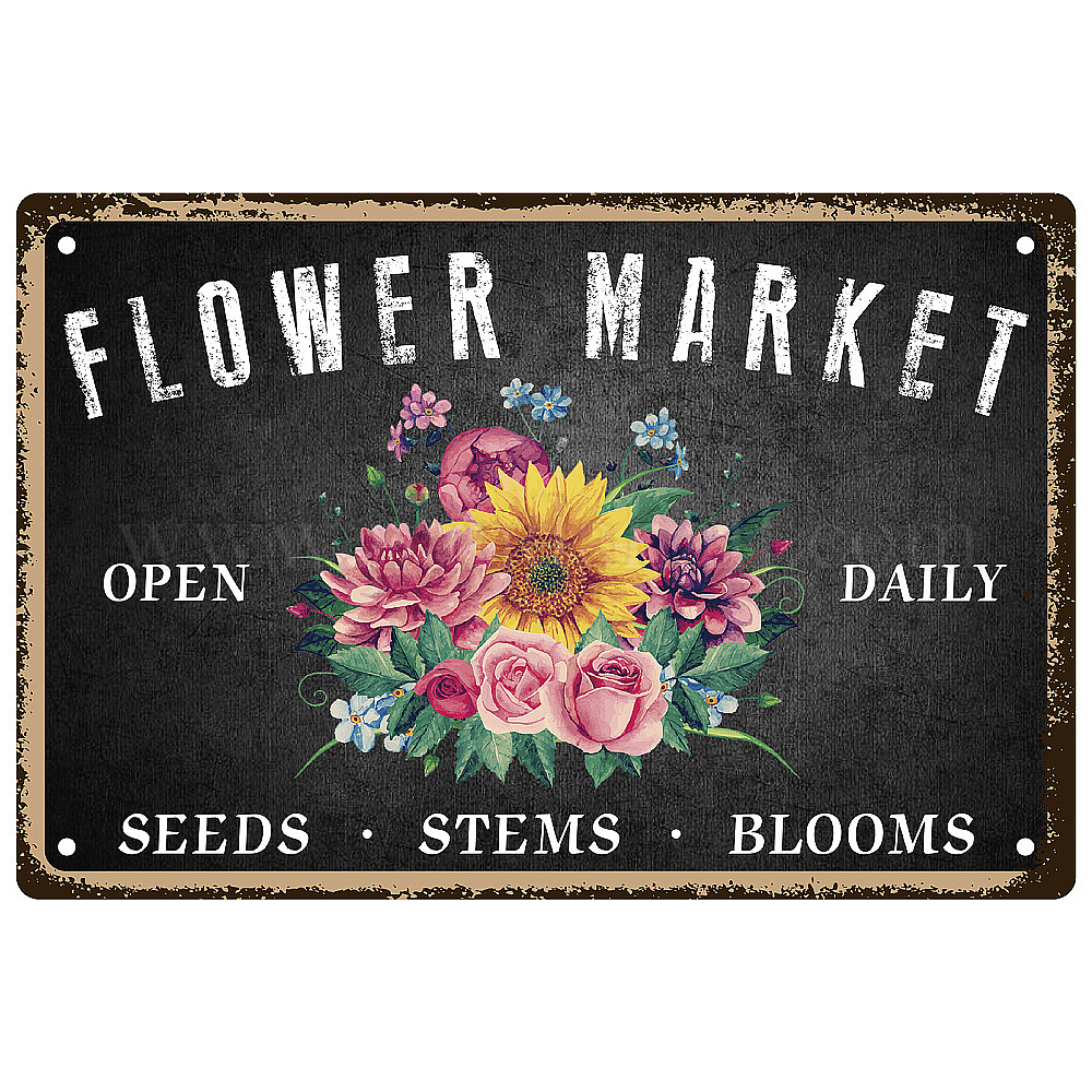 Wholesale Vintage Metal Iron Tin Sign Poster - Pandahall.com