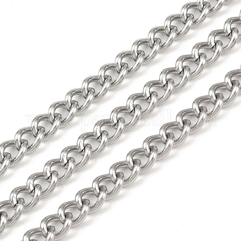 Wholesale Tarnish Resistant 304 Stainless Steel Curb Chains - Pandahall.com