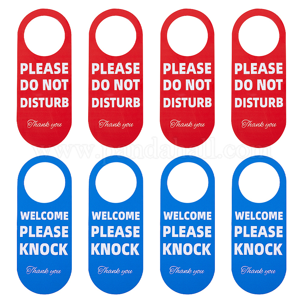 Wholesale PVC Please Do Not Disturb Double Sided Notice Hanger Sign ...