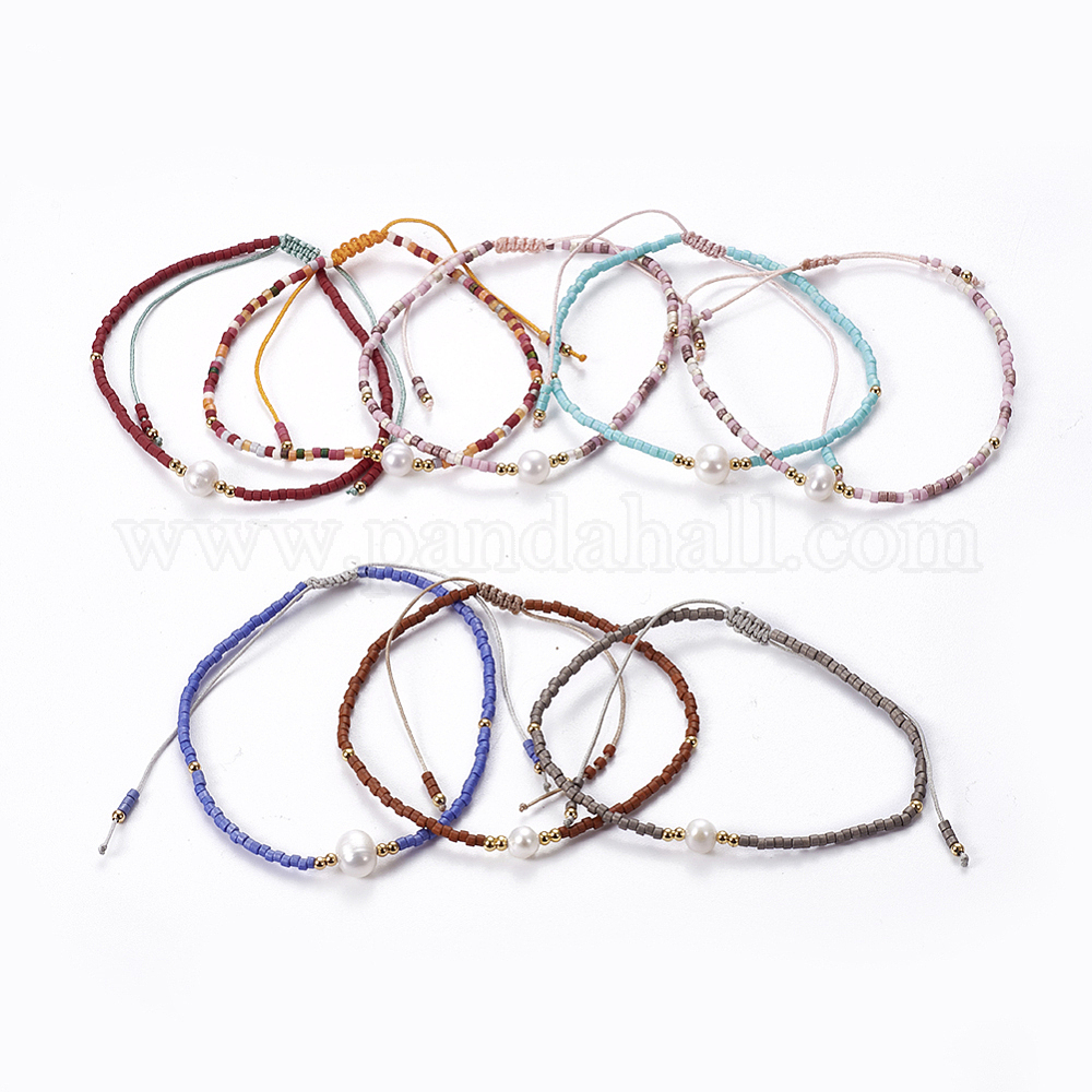 Wholesale Nylon Thread Braided Bead Bracelets - Pandahall.com