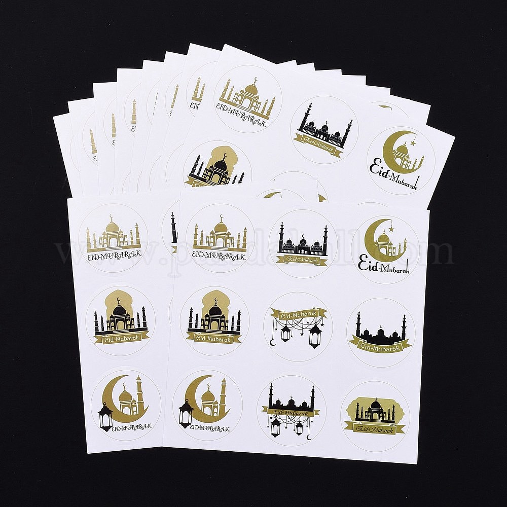 Wholesale Lesser Bairam Theme Paper Stickers - Pandahall.com