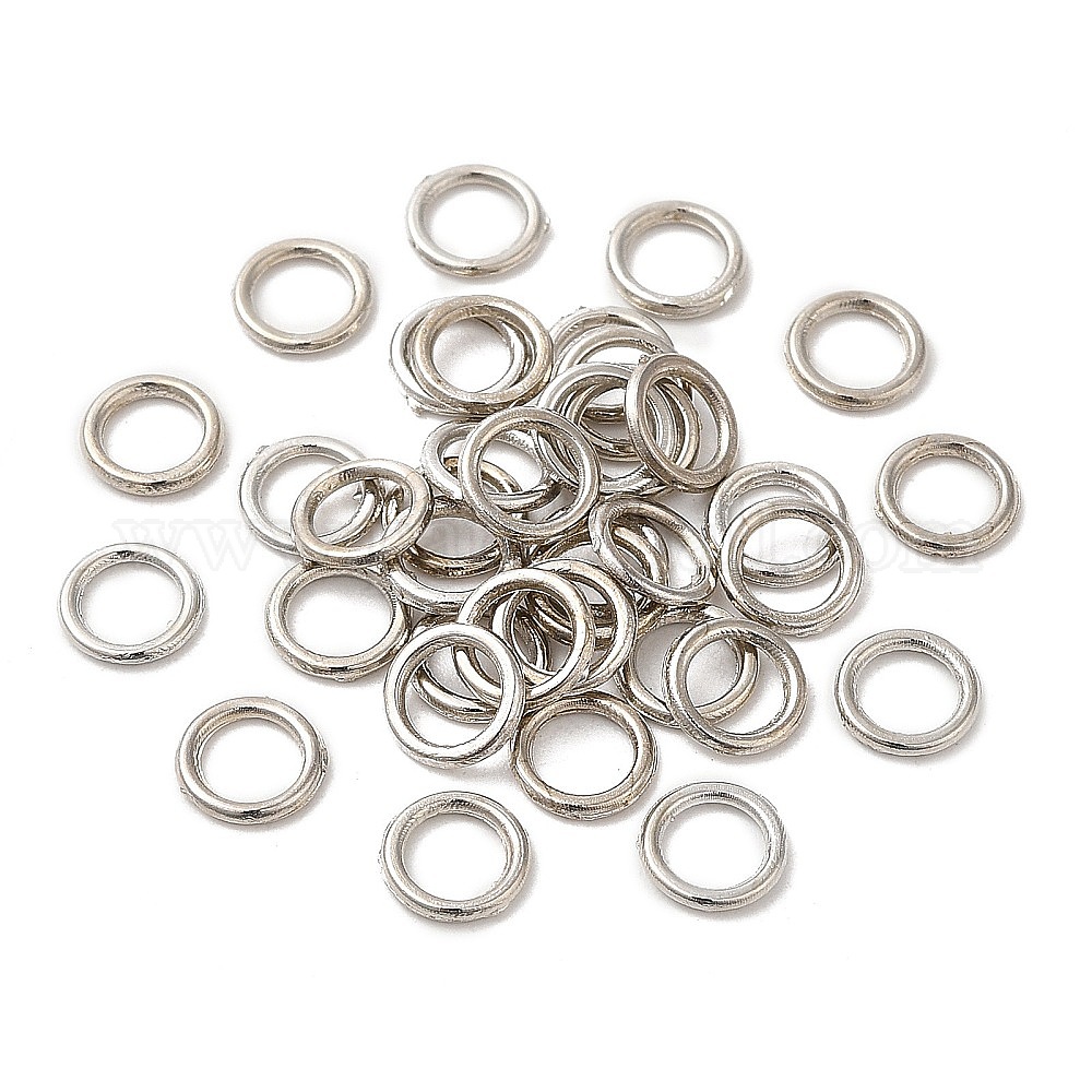 Wholesale Alloy Soldered Closed Jump Rings - Pandahall.com