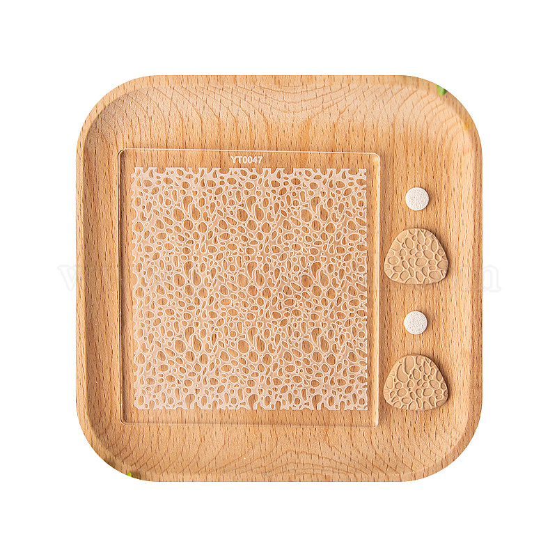Wholesale Stone Texture Acrylic Embossing Folders - Pandahall.com