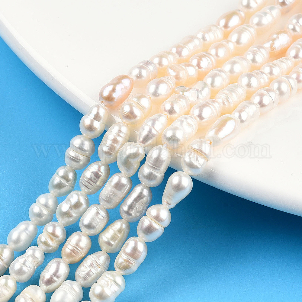 Wholesale Natural Cultured Freshwater Pearl Beads Strands - Pandahall.com